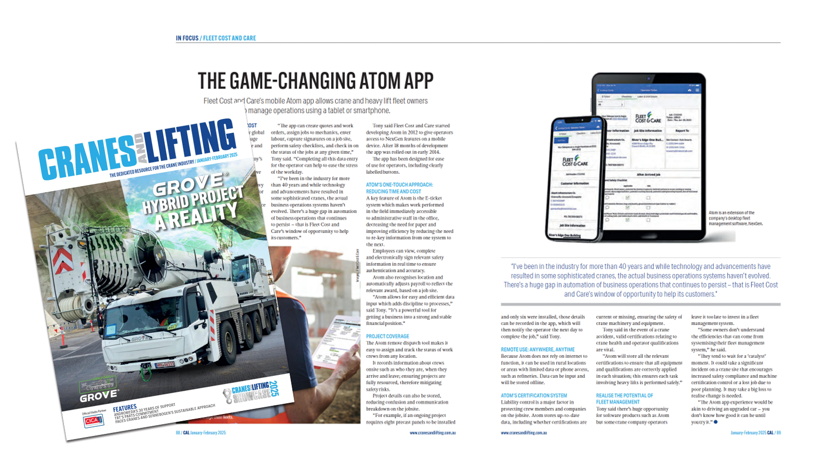 The Game-Changing Atom App | Fleet Cost & Care